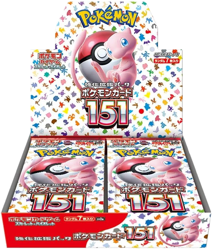 Pokemon 151 Box (sv2a) - Booster Box Display - Pokeka Collector's Den ...