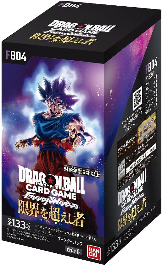 Dragon Ball Fusion World Box - Ultra Limit (FB04) - Booster Box Display ...